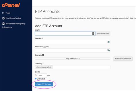 How To Add An Ftp Account On Hostropics Knowledgebase Hostropics