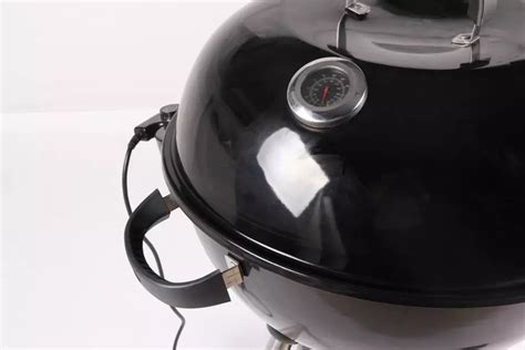 Угольный гриль барбекю для дачи Grill BBQ на колесиках с термометром ...