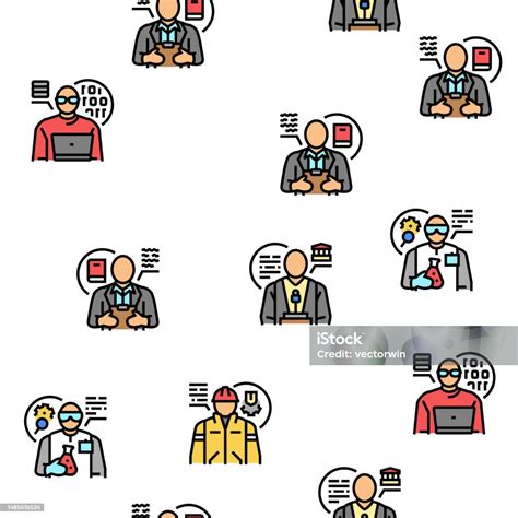 Scientist Laboratory Lab Science Vector Seamless Pattern Stock Illustration Download Image Now