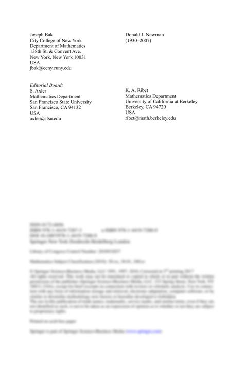 Solution Complex Analysis Joseph Bak Donald J Newman Studypool