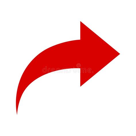 Red Arrow Stock Illustration Illustration Of Icon Movement 305195309