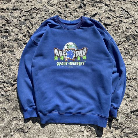 ADER Error FW20 Space Invaders Sweatshirt Total Depop