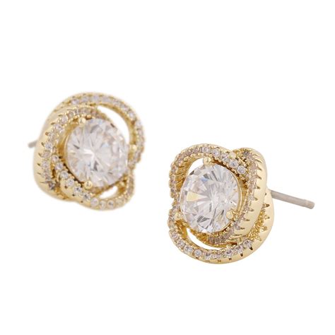 Mona Stone Earring G Clear