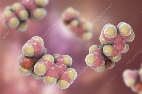 Linalool Molecule Illustration Stock Image F0366020 Science
