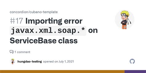 importing error `javax xml soap ` on servicebase class · issue 17