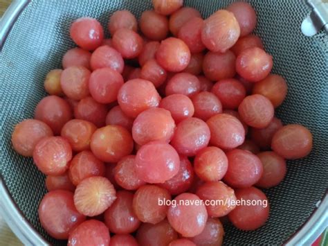 방울토마토매실절임 명절요리와 잘 어울리는 한식샐러드