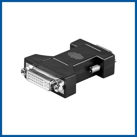 A Black And White Photo Of A Usb To Vga Port Adapter On A White Background