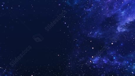 Abstract Dark Beautiful Nature Blue Galaxy Powerpoint Background For