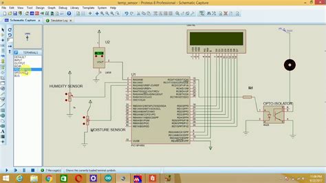 Temperature Sensor LM Moisture Sensor Humidity Sensor Interfacing With PIC F YouTube