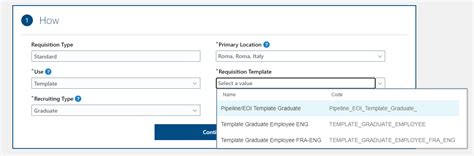 How To Filter Requisition Templates By Using Recruiting And Requisition Type — Cloud Customer