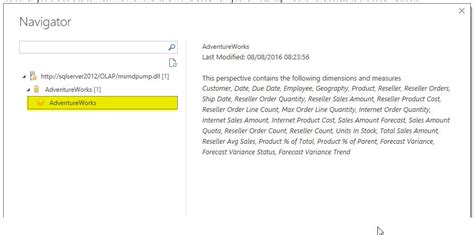How To Connect Power Bi Desktop To A Ssas Olap Cub Microsoft Fabric Community
