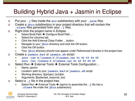 Cs 153 Concepts Of Compiler Design November 2 Class Meeting Ppt Download