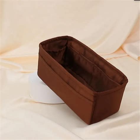 Dgaz Purse Organizer Fits For Her Mes Lindy Silk Satin Insert Bag