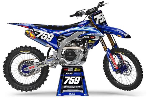 Yamaha Yz250f Mfg Series 25 Number Plate Graphics Kit With Airbox