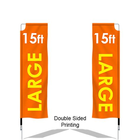 Double Sided Rectangle Flags Wicreativity