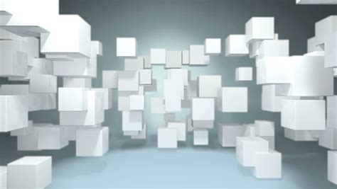 Abstract Geometric Shapes From Cubes In Rotation Stock Footage Video Shutterstock