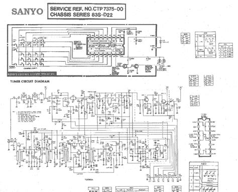 Sanyo 83s D22 Chassis Service Manual Download Schematics Eeprom