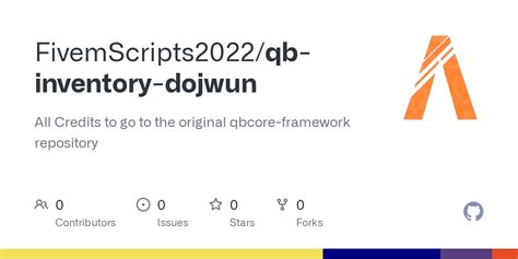 GitHub FivemScripts Qb Inventory Dojwun All Credits To Go To The Original Qbcore