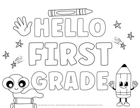 13 Free Back To School Coloring Pages Pdf My Motherhood Made Easy