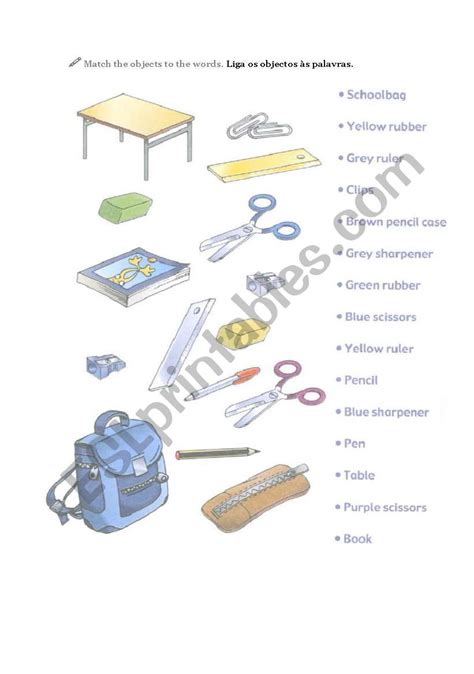 Classroom Objects ESL Worksheet By Carlosalexandre Classroom Objects ESL Worksheet By Carlosalexandre