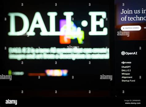 OpenAI Web Site Opened On Computer OpenAI Is The Company Behind The Artificial Intelligence Bot