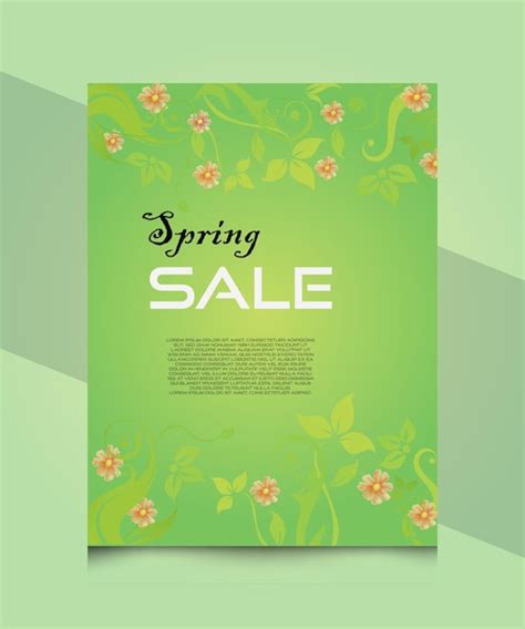 전단지 디자인 템플릿 프리미엄 벡터