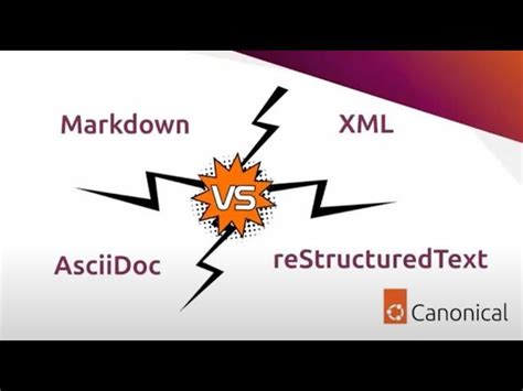 Markdown Vs Asciidoc Vs Xml Talk At Canonical Vladimir Izmalkov Posted On The Topic Linkedin