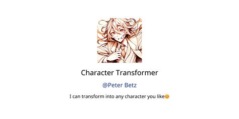 Character Transformer Gpts Features And Functions Examples And Prompts Gpt Store