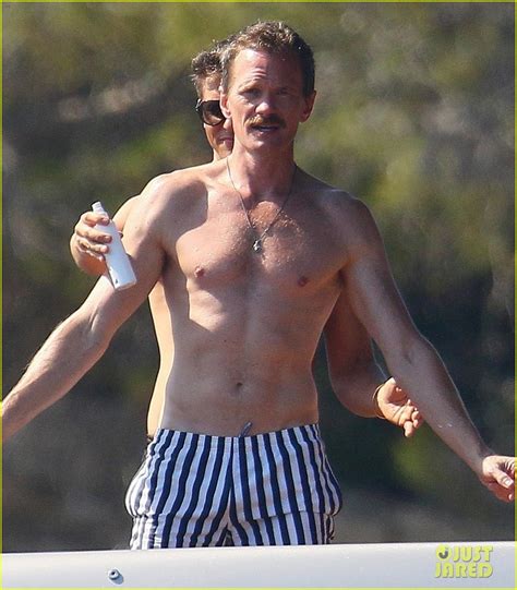 Neil Patrick Harris Goes Shirtless Shows Off Fit Body In France