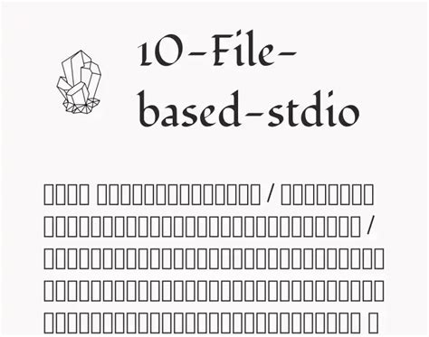 10 File Based Stdio