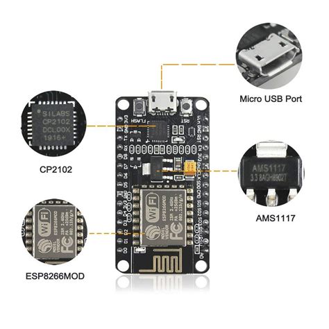 Esp8266 Module Esp 12e Nodemcu Lua Wifi Internet Cp2102
