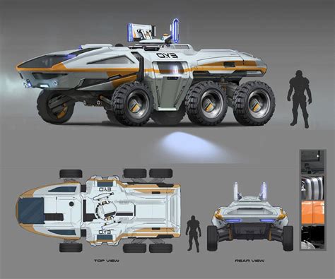 Human Land Vehicle From Mass Effect Andromeda Star Citizen Spaceship Concept Concept Cars