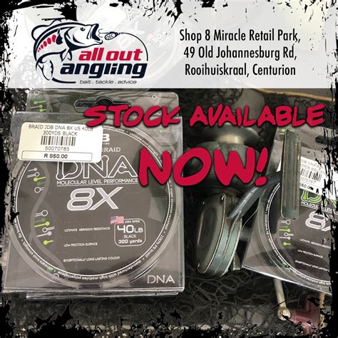 All Out Angling Now In Stock The Jdb Dna 8x Braid Facebook