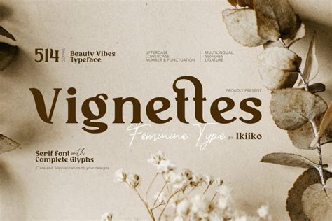 Vignettes Font Fonts Hut