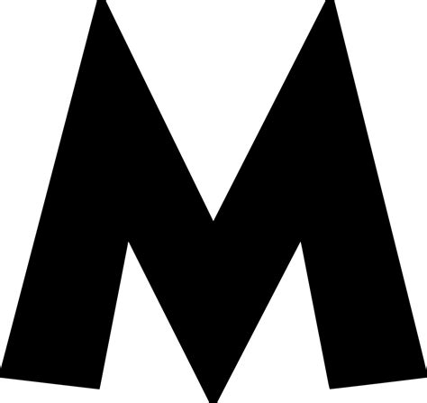 Svg Capital Letter M Letter Free Svg Image And Icon Svg Silh