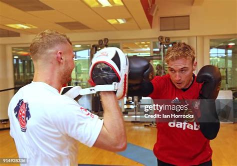 Sunderland Players Joel Asoro And Jason Steele Train With British