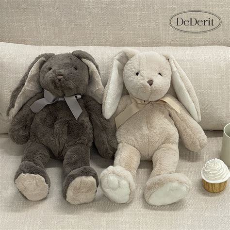 주문폭주 안고자는 보들보들 귀여운 모카 토끼 애착 선물용 봉제 인형 친구 우정 커플 생일 선물 에이블리