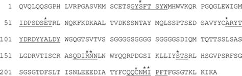 The Amino Acid Sequences Of 1d2 Scfv Stars Stands For The Mutation Download Scientific Diagram