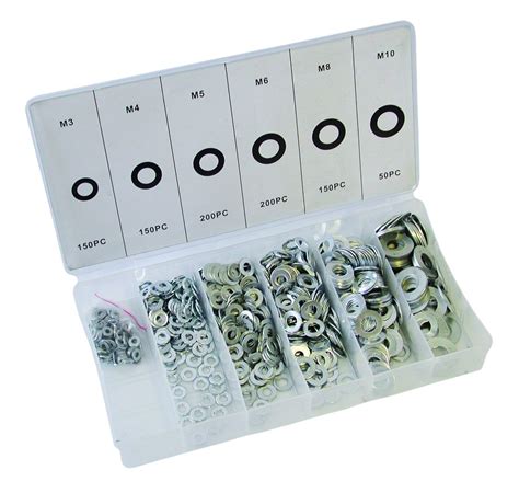 Assorted Flat Washers 900 Pieces Shop Today Get It Tomorrow