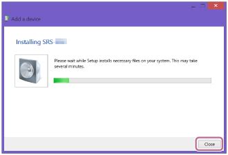 SRS XB12 Help Guide Connecting With A Computer Via A BLUETOOTH Connection Windows