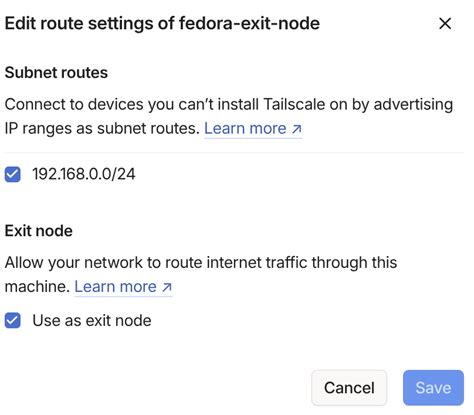 部署tailscale节点作为exit Node