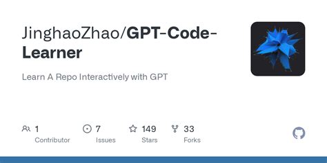 Github Jinghaozhaogpt Code Learner Learn A Repo Interactively With Gpt