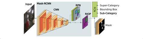 An Overview Of The Mask Rcnn Network With The Parallel Sub Class Download Scientific Diagram