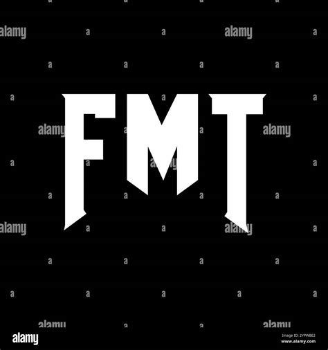Fmt Letter Logo Design For Technology Company Fmt Logo Design Black And White Color Combination