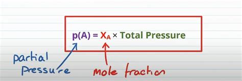 Partial Pressure Formula