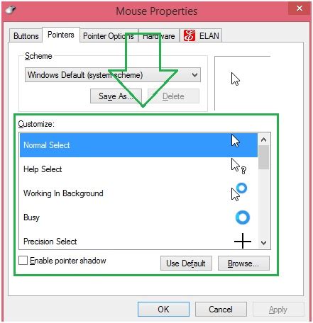 How To Change Mouse Cursor Easily