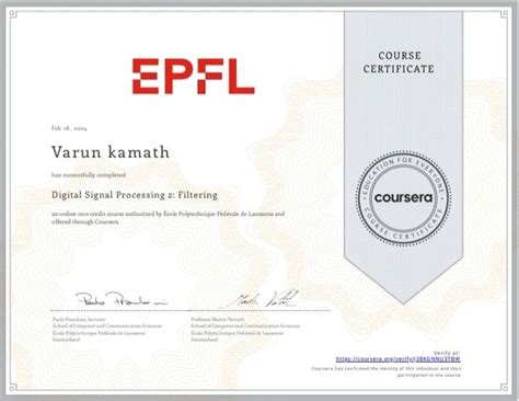 Varun Kamath On Linkedin Courseracertification