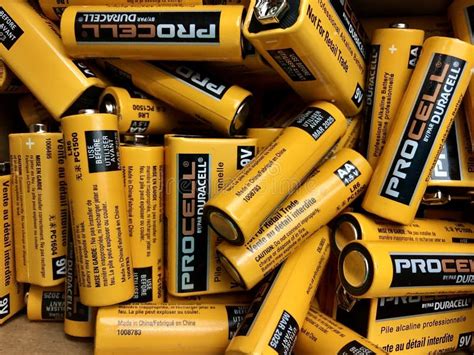 Duracell Alkaline Batteries Editorial Stock Image Image Of Closeup Industry