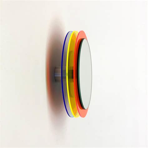 Sunset 223a Wall Mirror With Plexiglass Design Sculpture By Andreas Berlin For Sale At 1stdibs