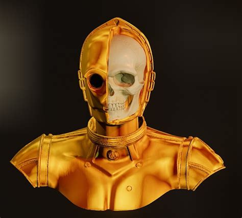 Stl File C3po Human Cyborg Relations ・3d Printing Model To Download・cults